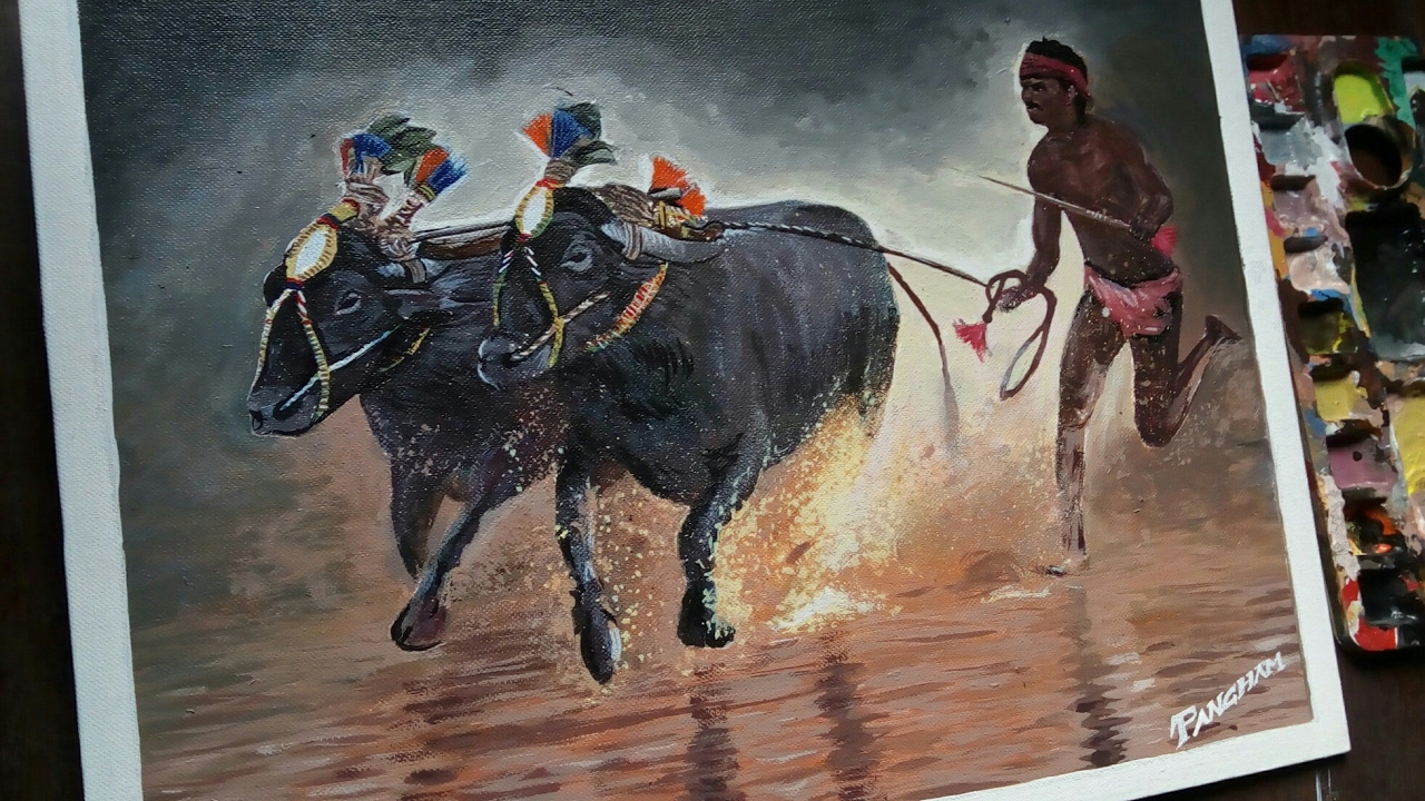 Save Kambala painting - YouTube