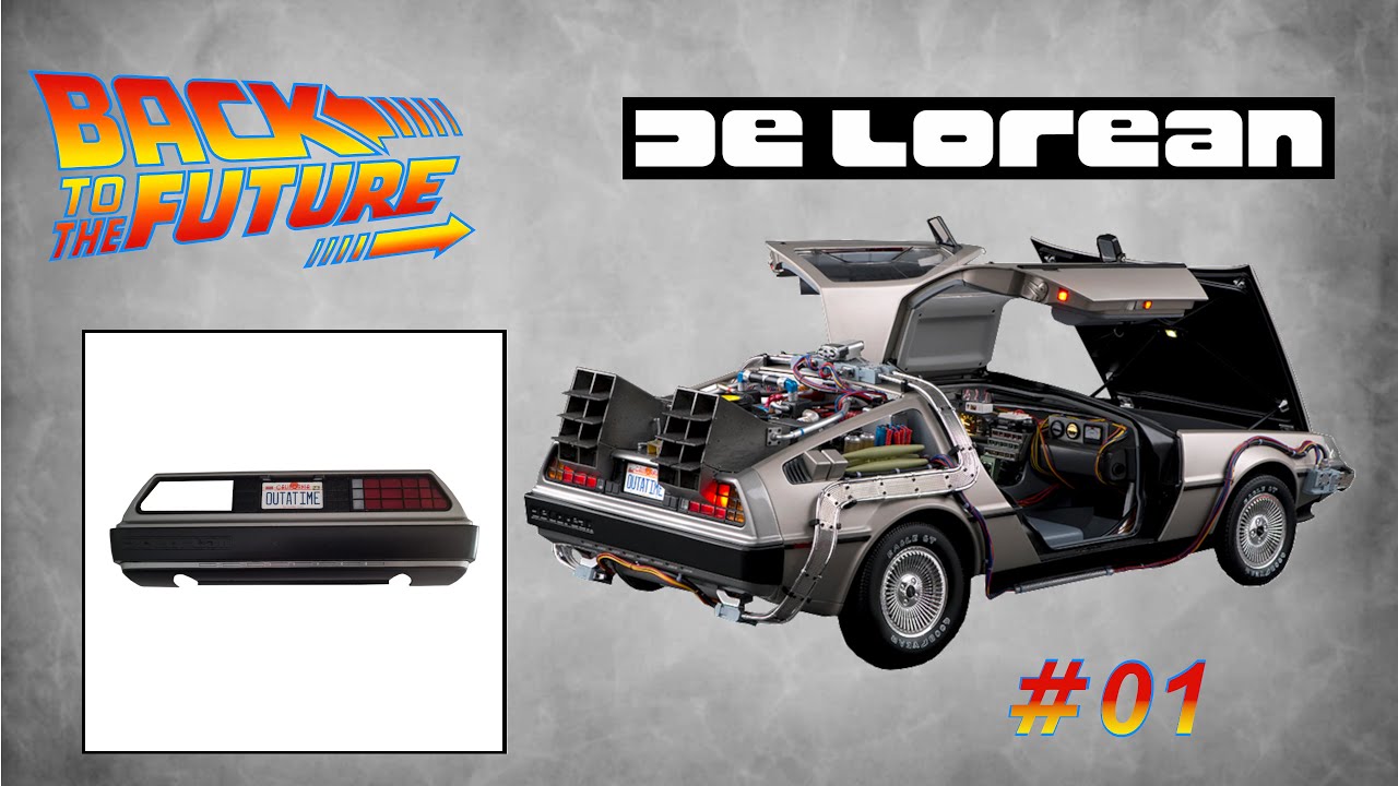Build the back to the future Delorean - Part 1- The Bumper, Left Lights ...