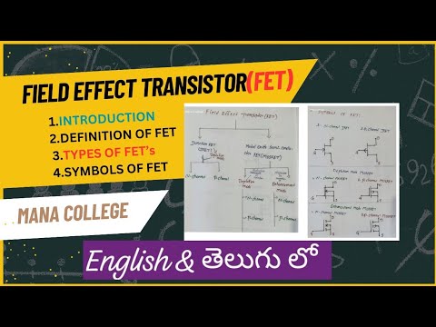 Field Effect Transistor(FET)||Definition of FET||Types of FET||Symbols ...