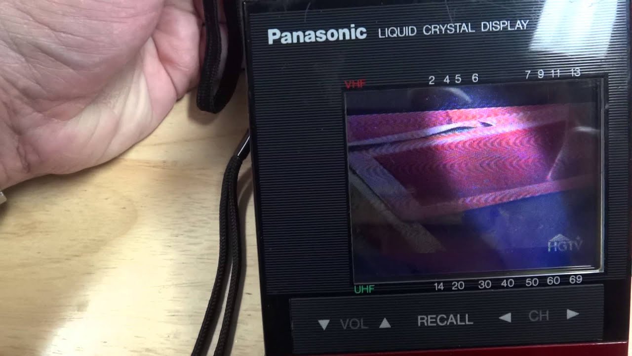 Worlds first TFT LCD tv by Panasonic - YouTube