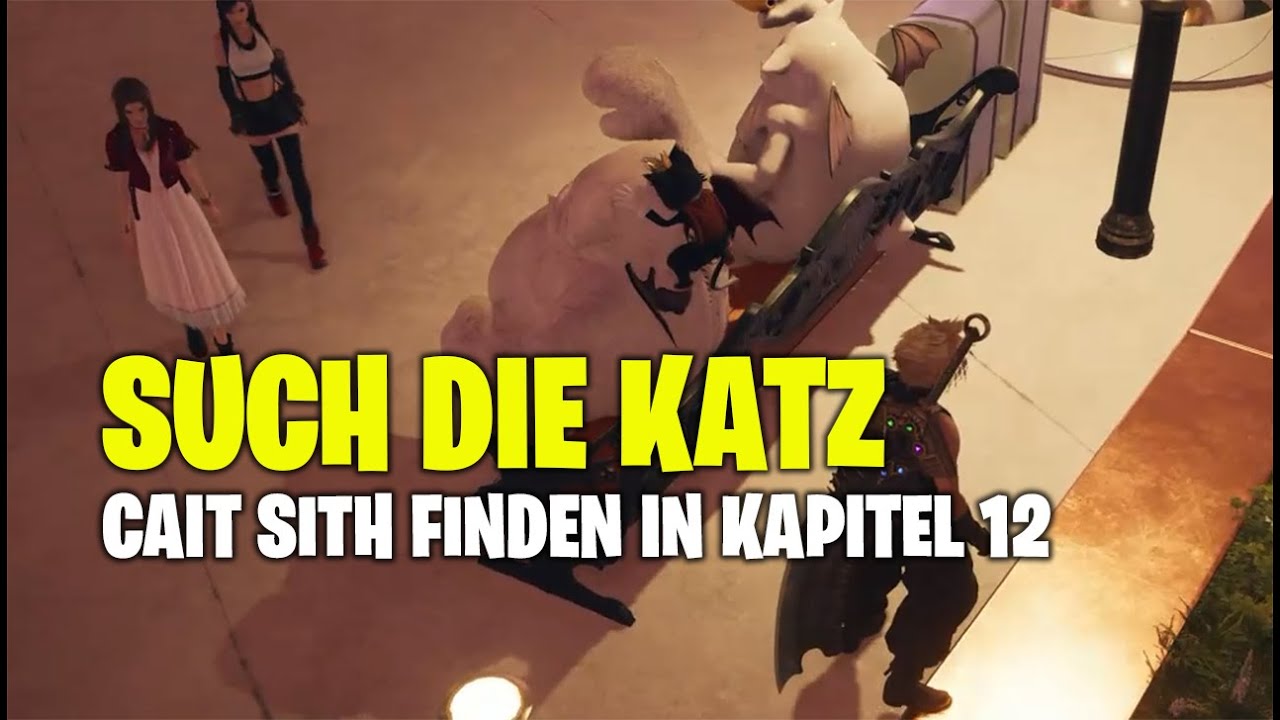 Such die Katz - Final Fantasy 7 Rebirth - Cait Sith finden inKapitel 12 - YouTube
