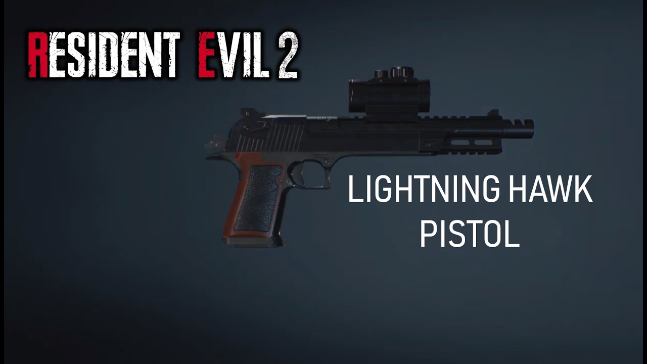 RESIDENT EVIL 2 [LIGHTNING HAWK PISTOL AND UPGRADES-ANIMATIONS ...