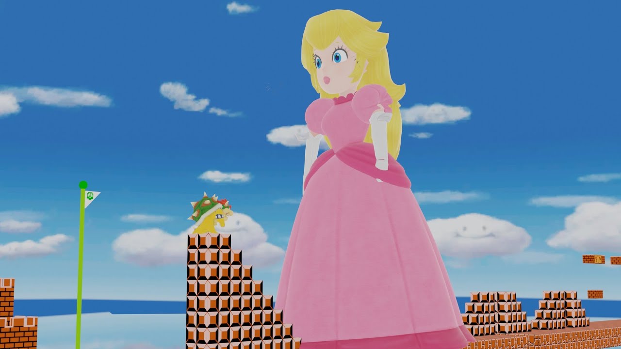 Princess Peach Eats A Mushroom Then This Happened Youtube