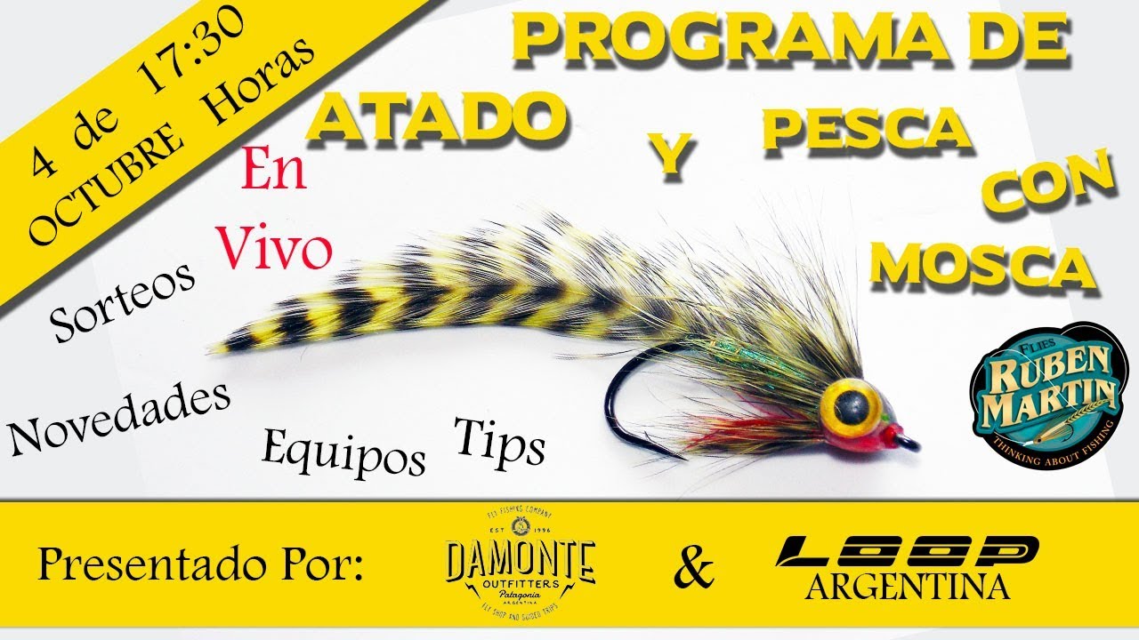 Programa de Pesca con mosca | Streamers por Ruben Martin - YouTube