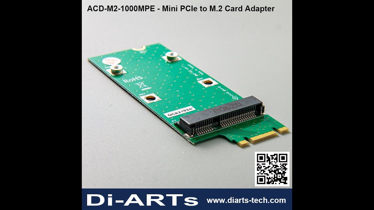 Mini PCIe to B Key M key M.2 Card Adapter - YouTube