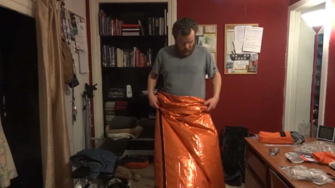 SOL Heatsheets Emergency Bivvy Review - YouTube