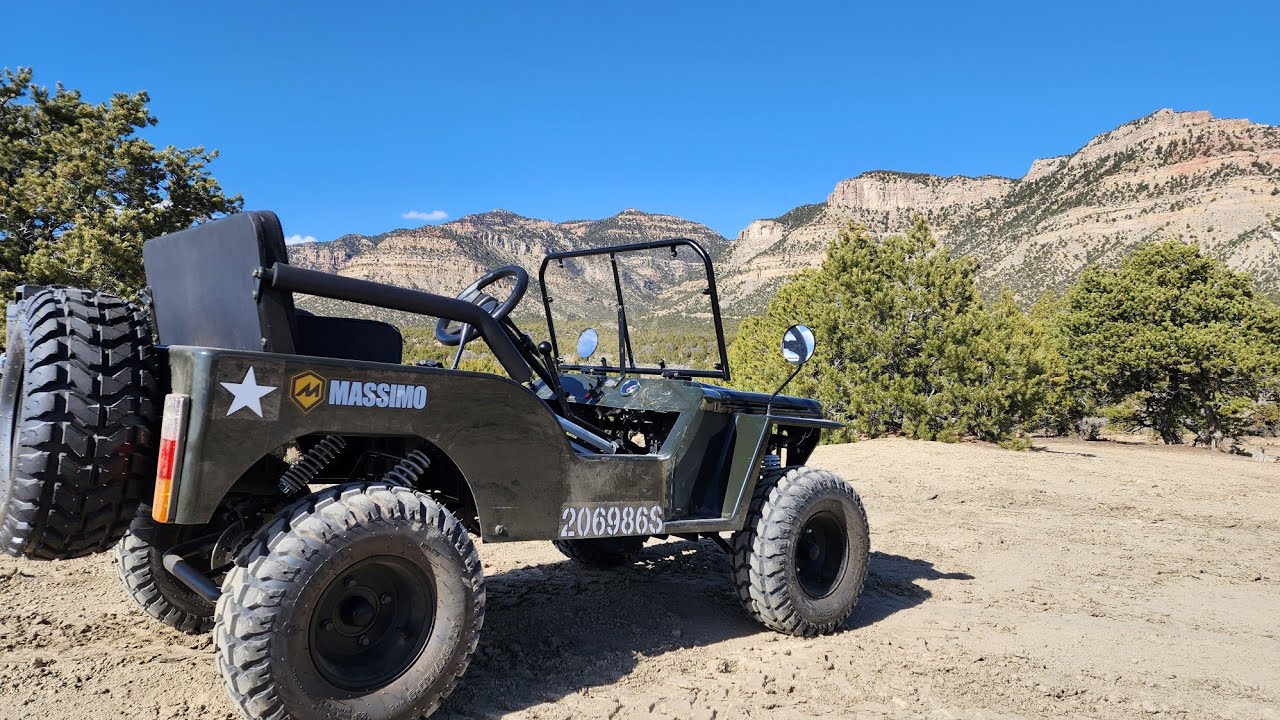 Massimo Mini jeep's first adventure - YouTube