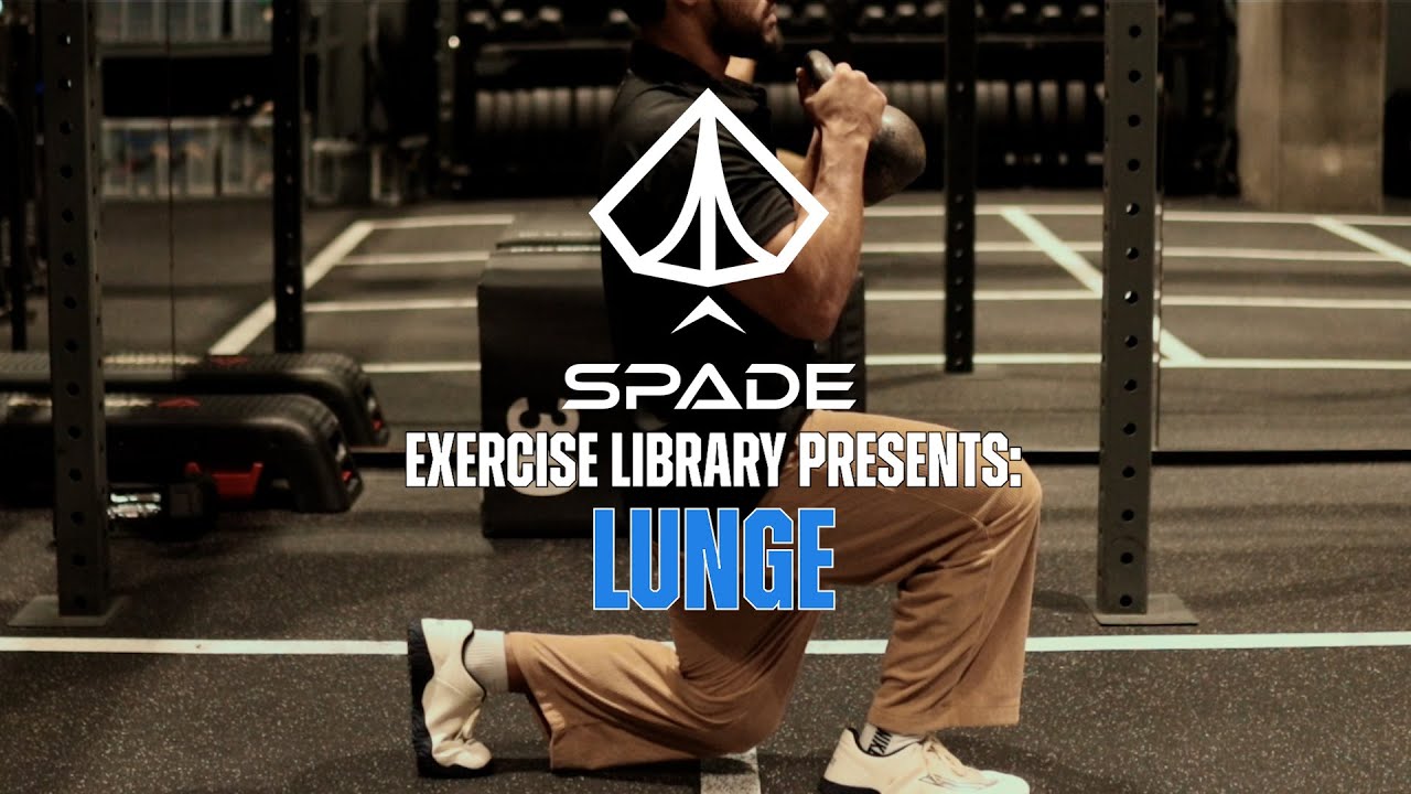 LUNGE (KETTLEBELL) - TECHNIQUE DEMONSTRATION // SPADE.FIT EXERCISE ...
