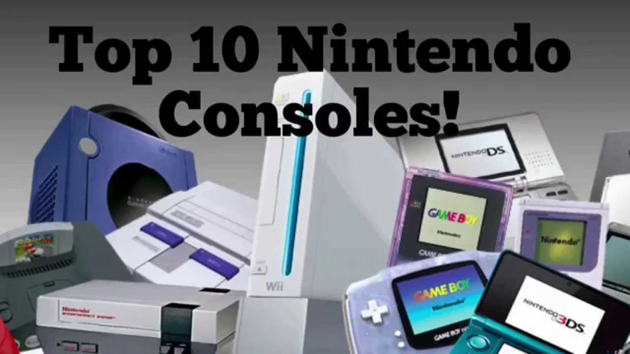 Top 10 Nintendo Consoles! - YouTube
