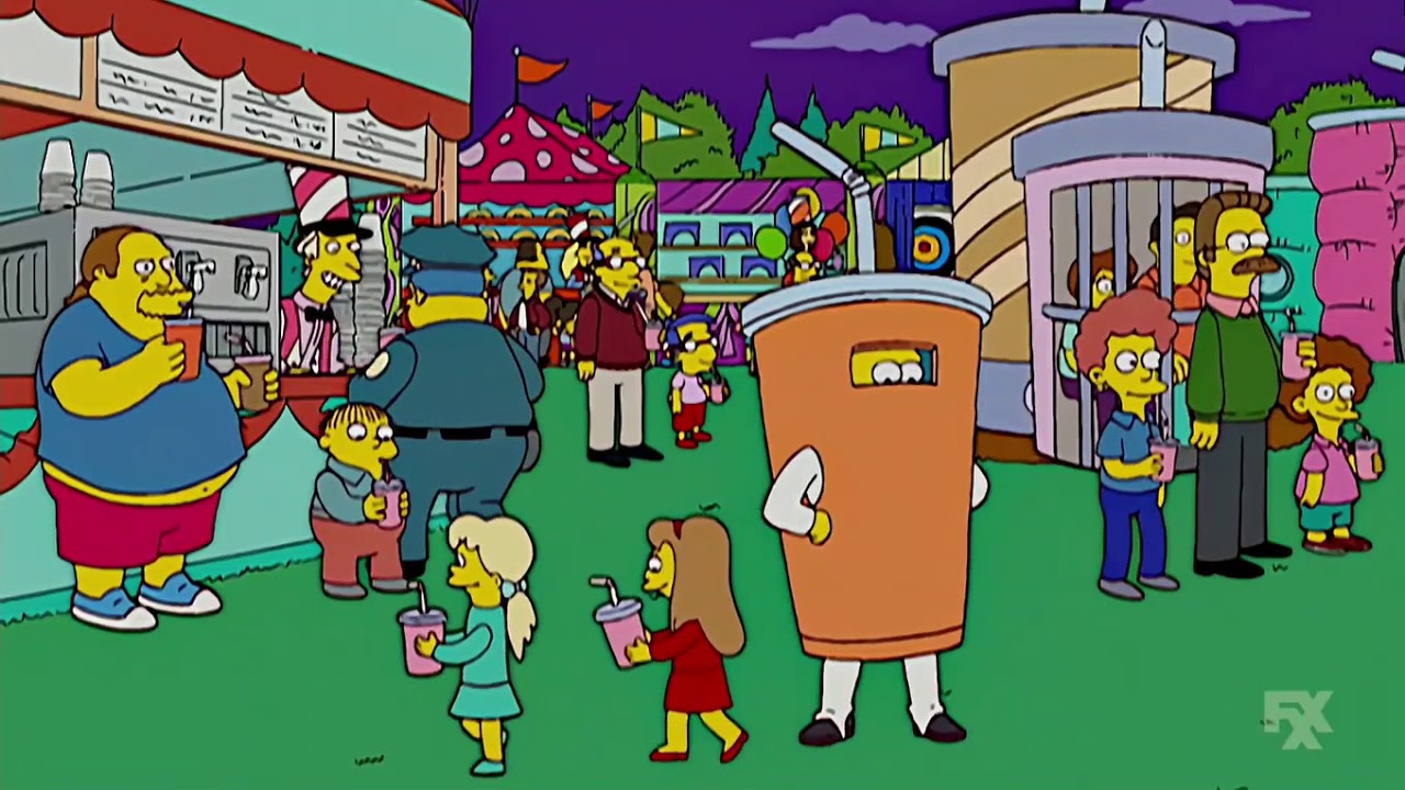 The Simpsons - Milkshake Carnival - YouTube