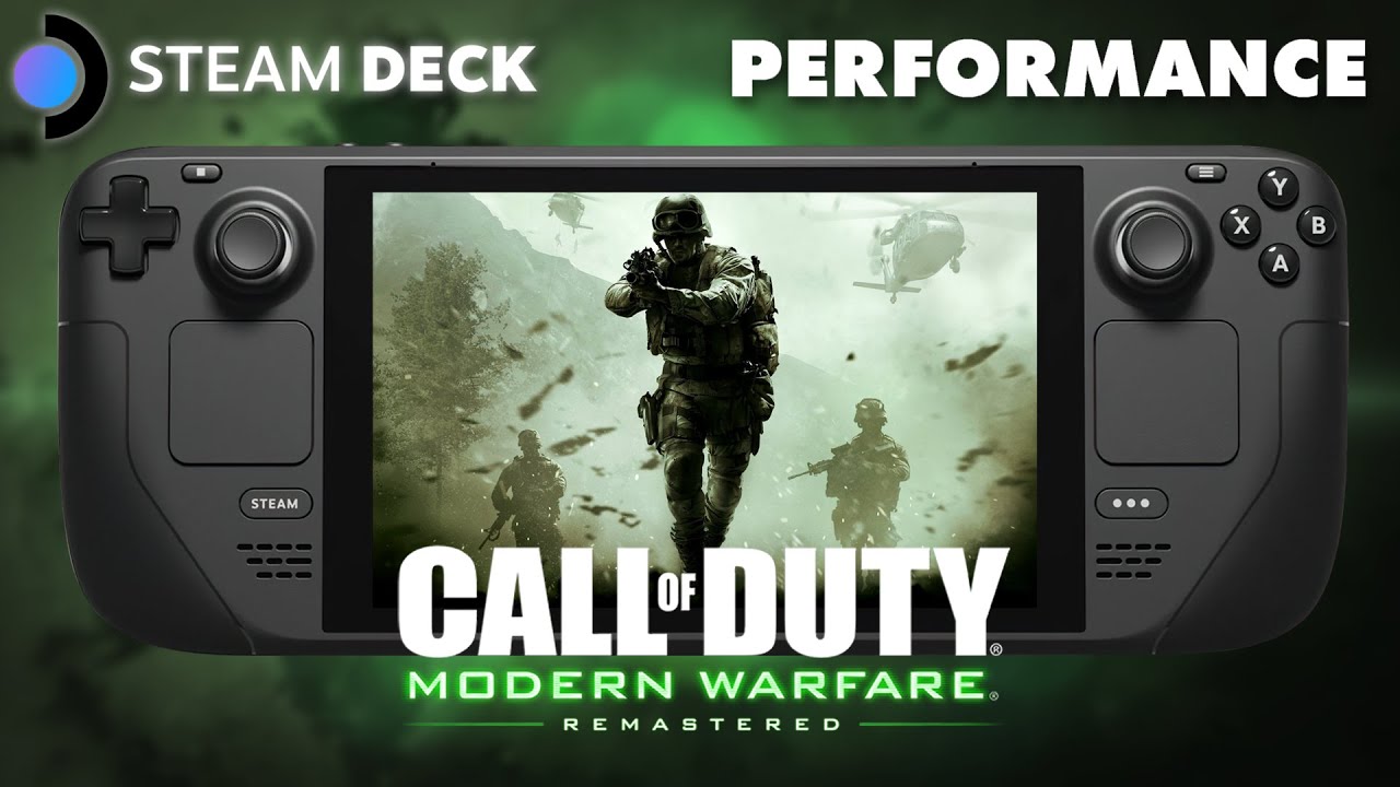 Steam Deck - Call of Duty Modern Warfare Remastered Gameplay ...