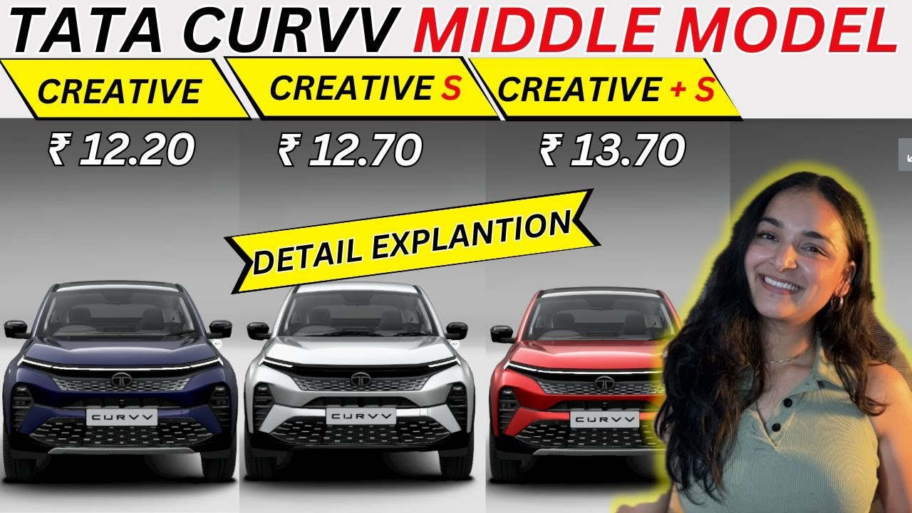 Tata Curvv Middle Variants Detail Explanation | Curvv Creative ...