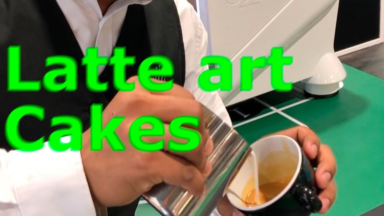 Barista & cake decorating - YouTube