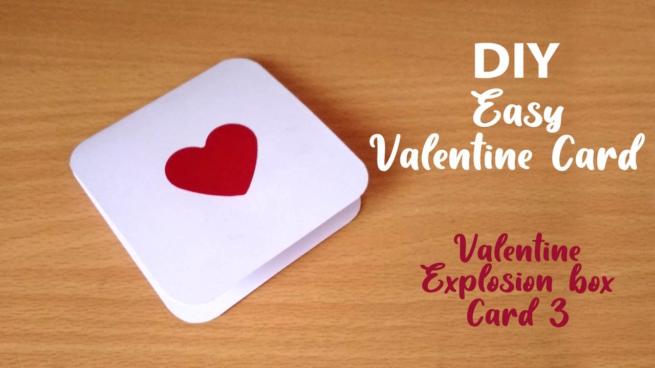 Easy to make Valentine card- Valentine explosion box Card 3- Arty ...