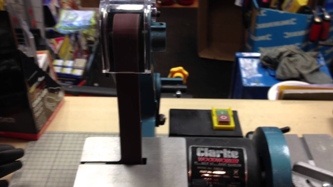 Clarke Belt and Disc Sander - YouTube
