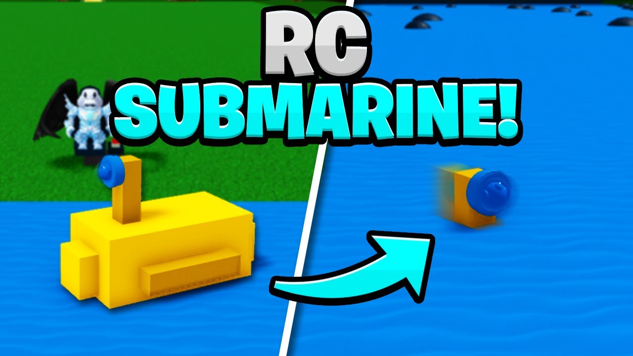 WORKING RC SUBMARINE!! - Build A Boat For Treasure! - YouTube