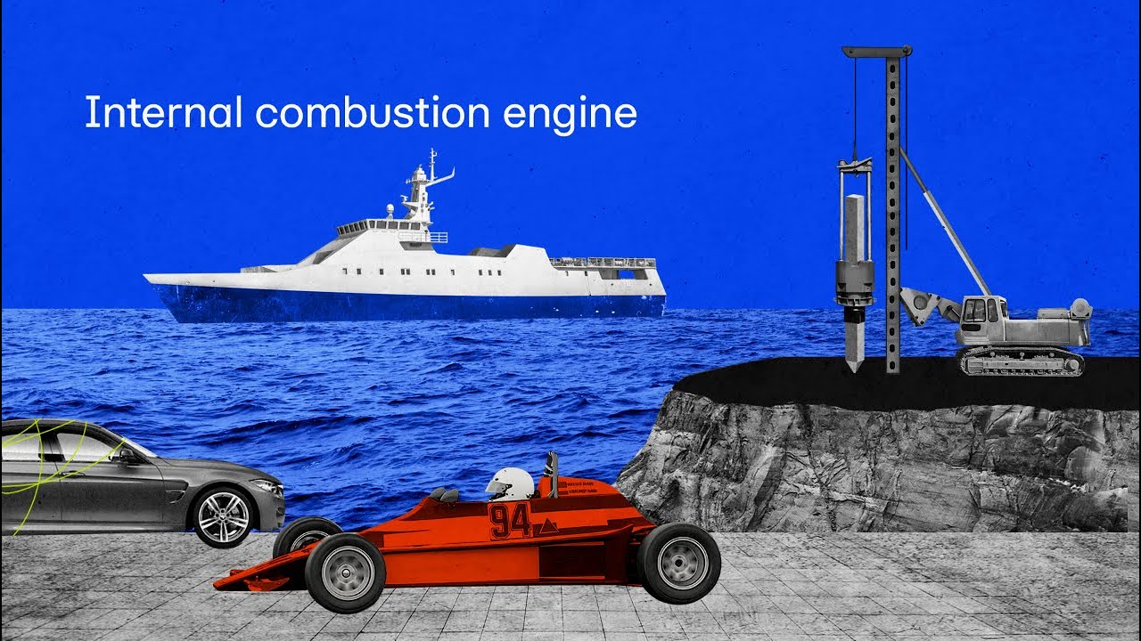 Science animation - Internal combustion engine - YouTube