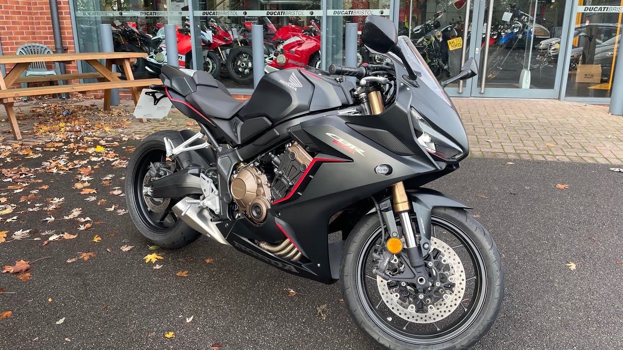 Honda CBR 650 RA-K (Black) walkaround with engine sound for sale - YouTube