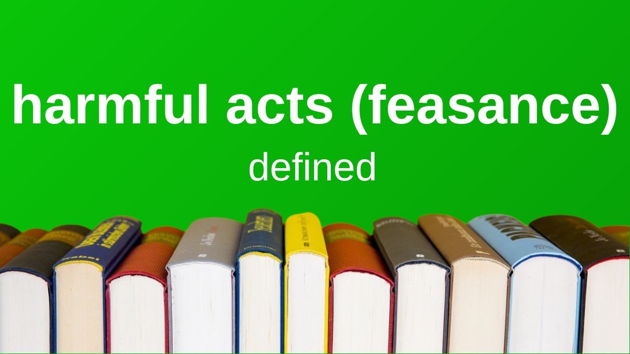Harmful Acts (Feasance) | Explained Simply (Torts) - YouTube