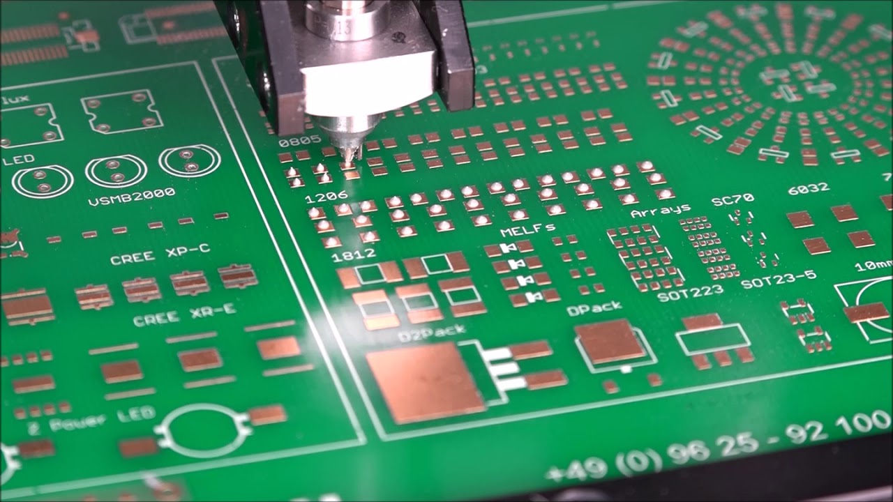 FRITSCH SMT - Dispensing of silver conductive paste - Dispensing ...