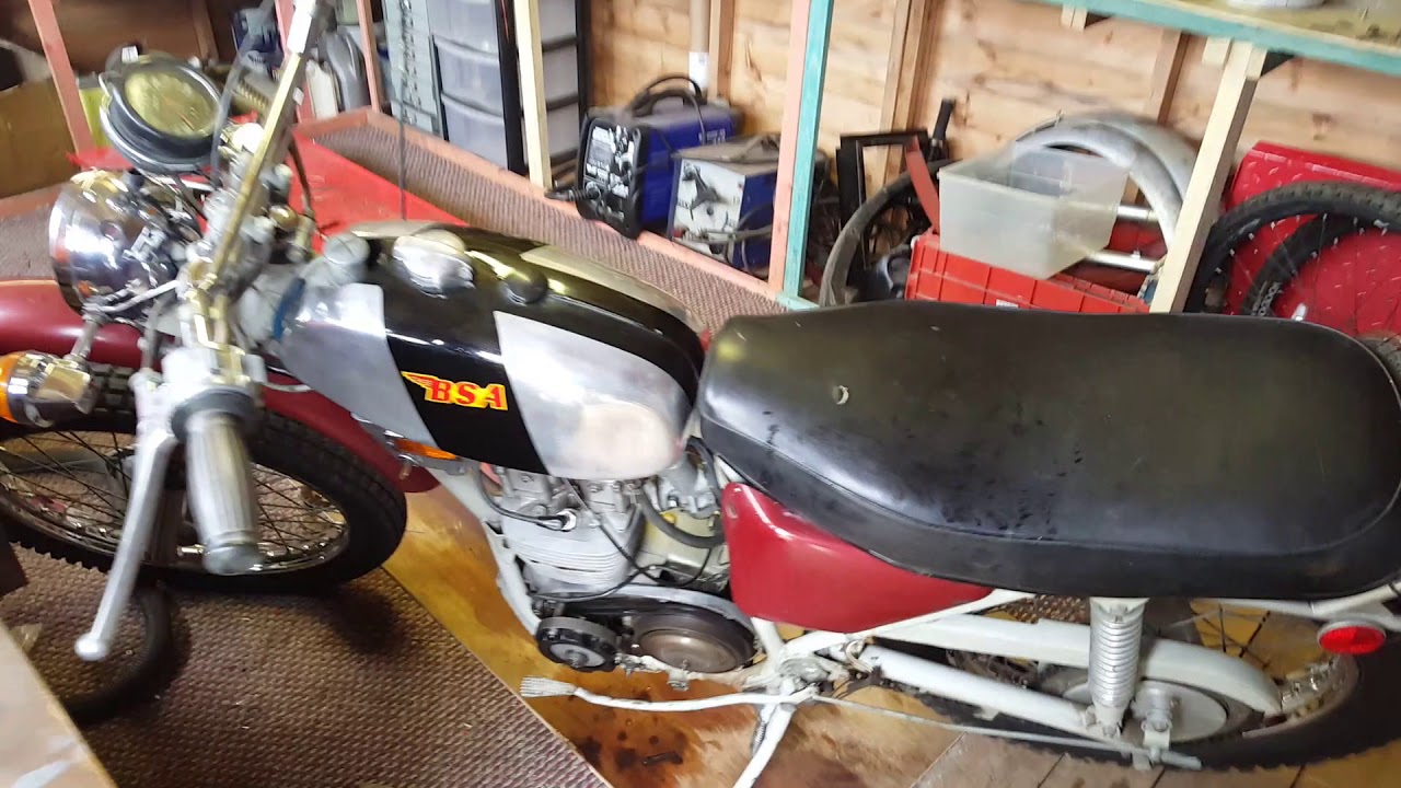 Bsa b25t trial fred - YouTube