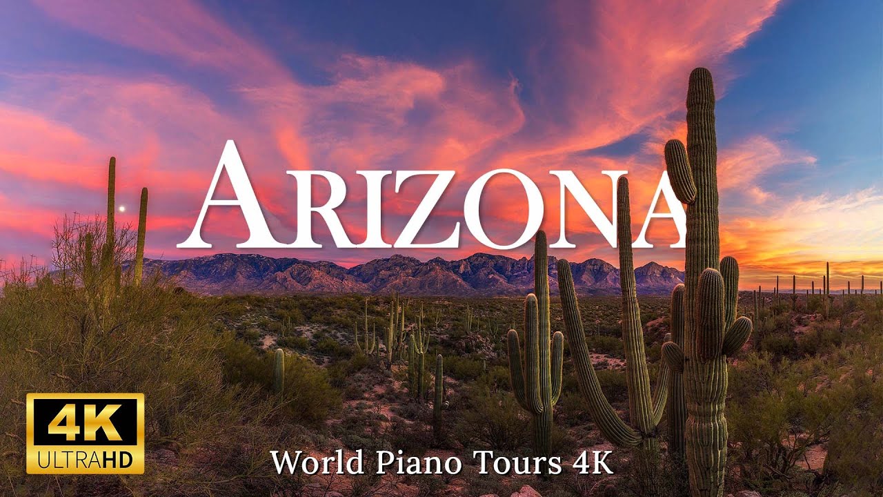 FLYING OVER ARIZONA 4K UHD • 3 hours Ambient Drone Film + Music for ...