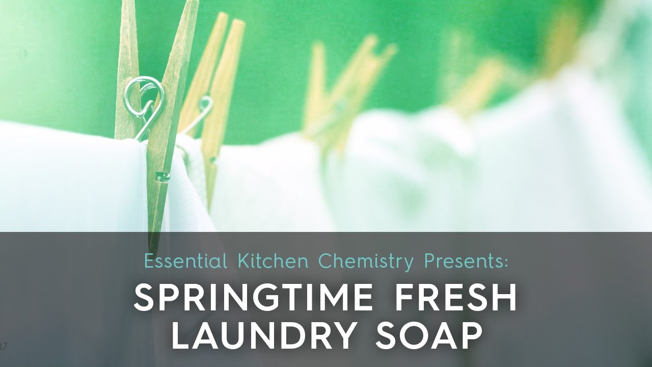 Springtime Fresh Laundry Soap - YouTube