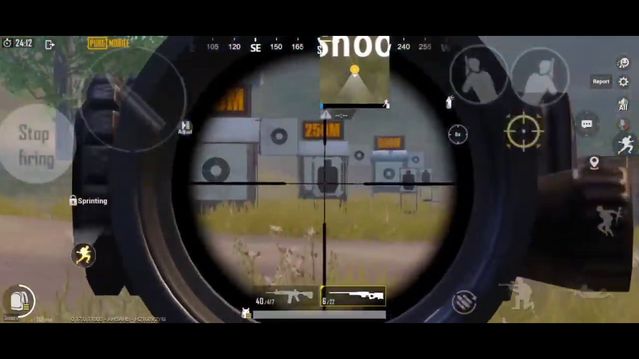 PUBG Sniping Training Quick Scope Longest 300 Meter | Nabeel AK 47 ...