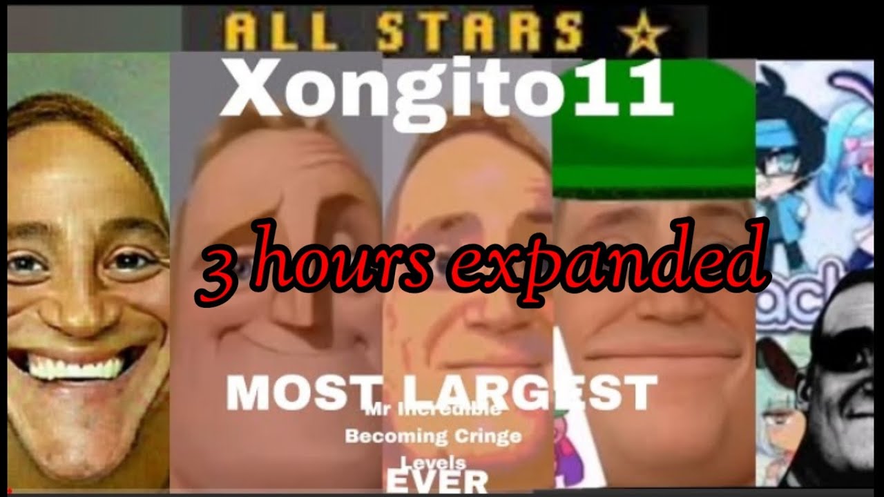 Mr incredible becoming cringe 3 hours all stars - YouTube