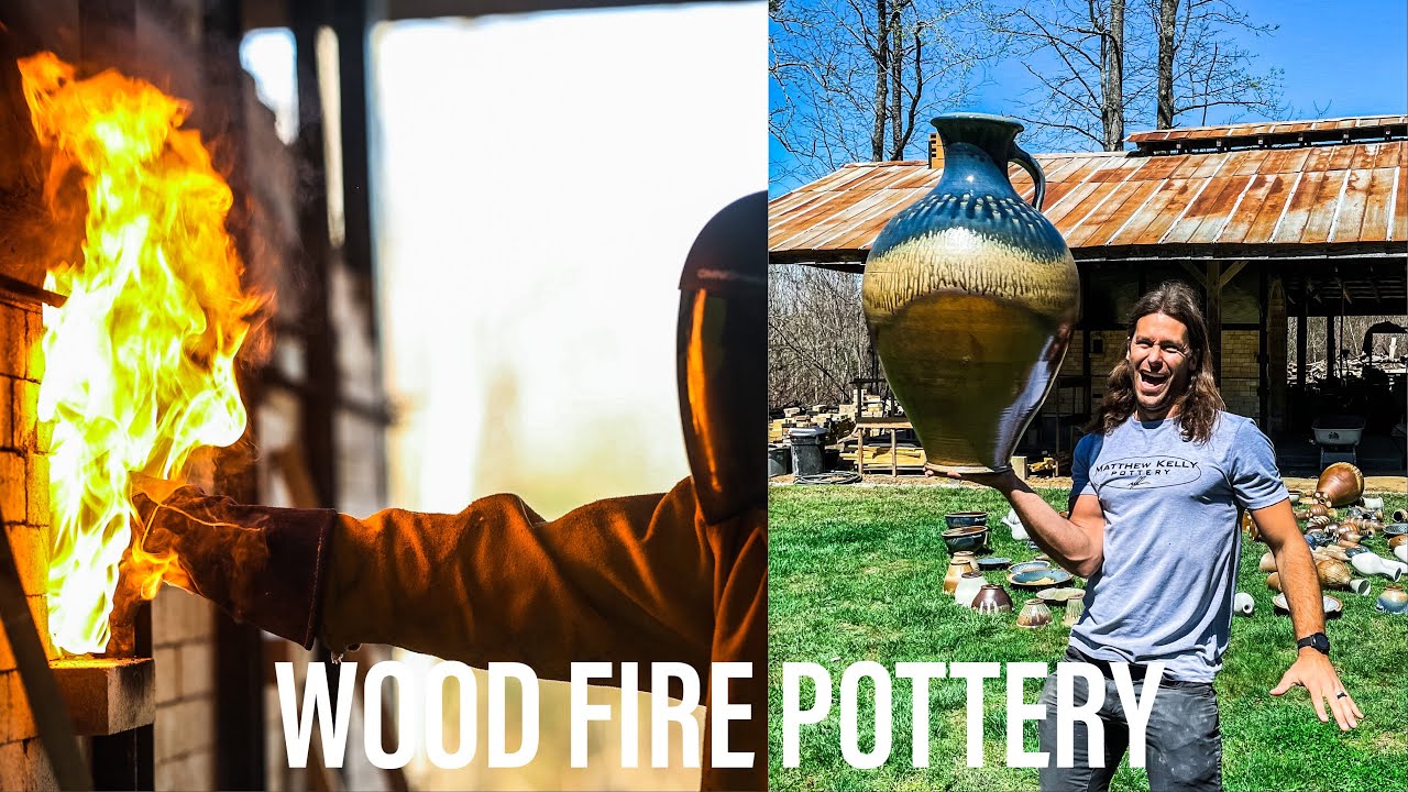 WOOD FIRE POTTERY ADVENTURE - the ENTIRE process!🔥 - YouTube