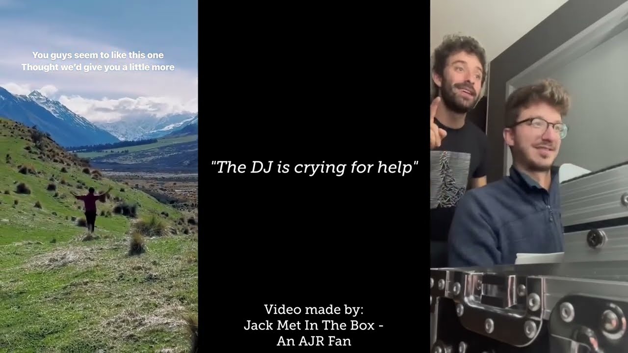 Combining the two AJR teasers (GOOD Quality) - "The DJ is crying for ...