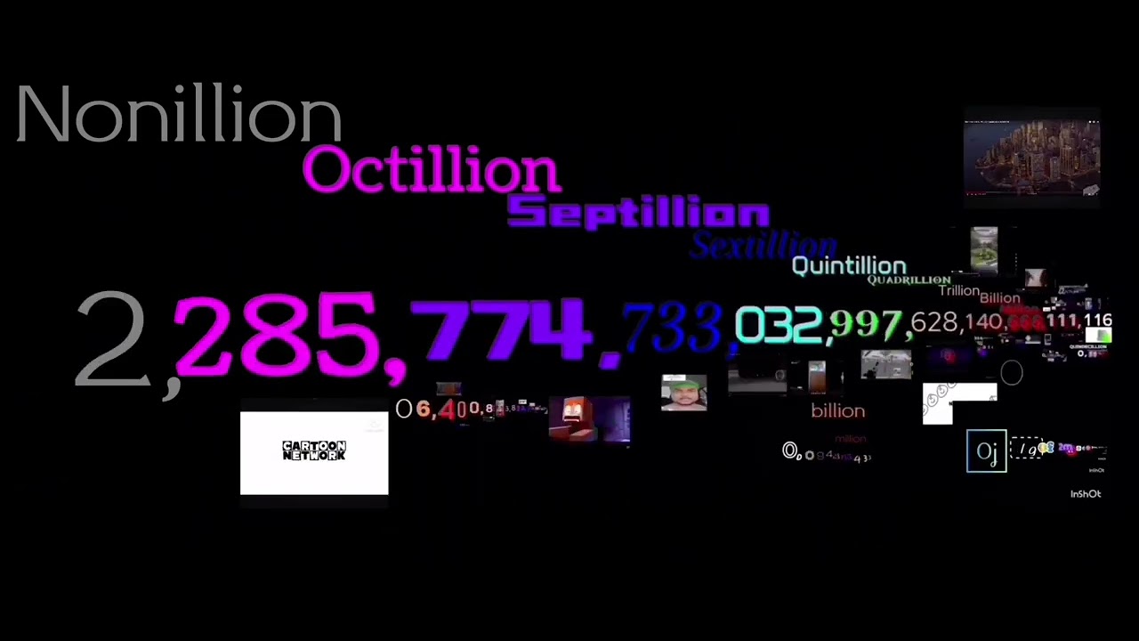 Numbers 1 to 1 Decillion (10/100) Centillion - YouTube