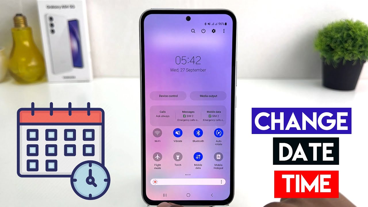 How To Change Date Time In Samsung Galaxy A54 Time Zone Settings how-to-change-date-time-in-samsung-galaxy-a54-time-zone-settings