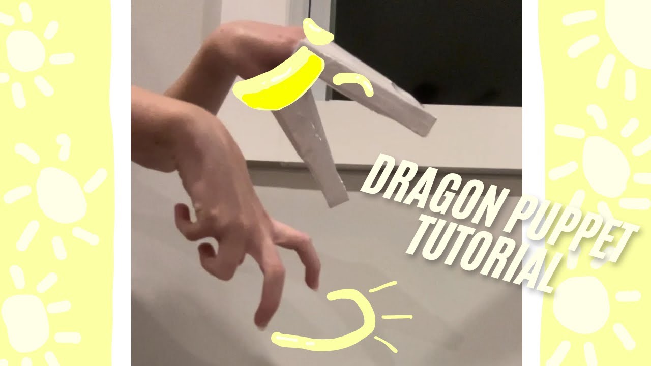 The dragon puppet tutorial is here!☀️ - YouTube
