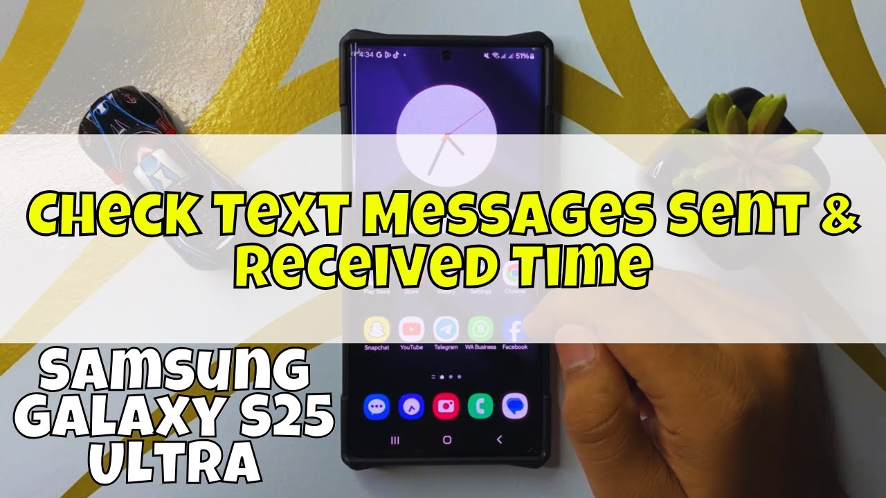 How to Check Text Messages Sent & Received Time Samsung Galaxy S25 ...