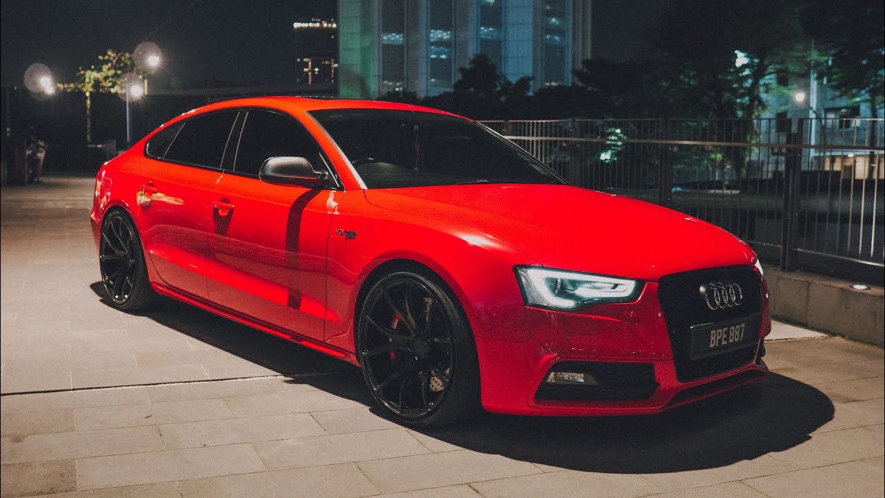 MODIFIED AUDI S5 | Test Drive + Launch Control - YouTube