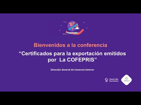 Certificados para la exportación emitidos por La COFEPRIS - YouTube
