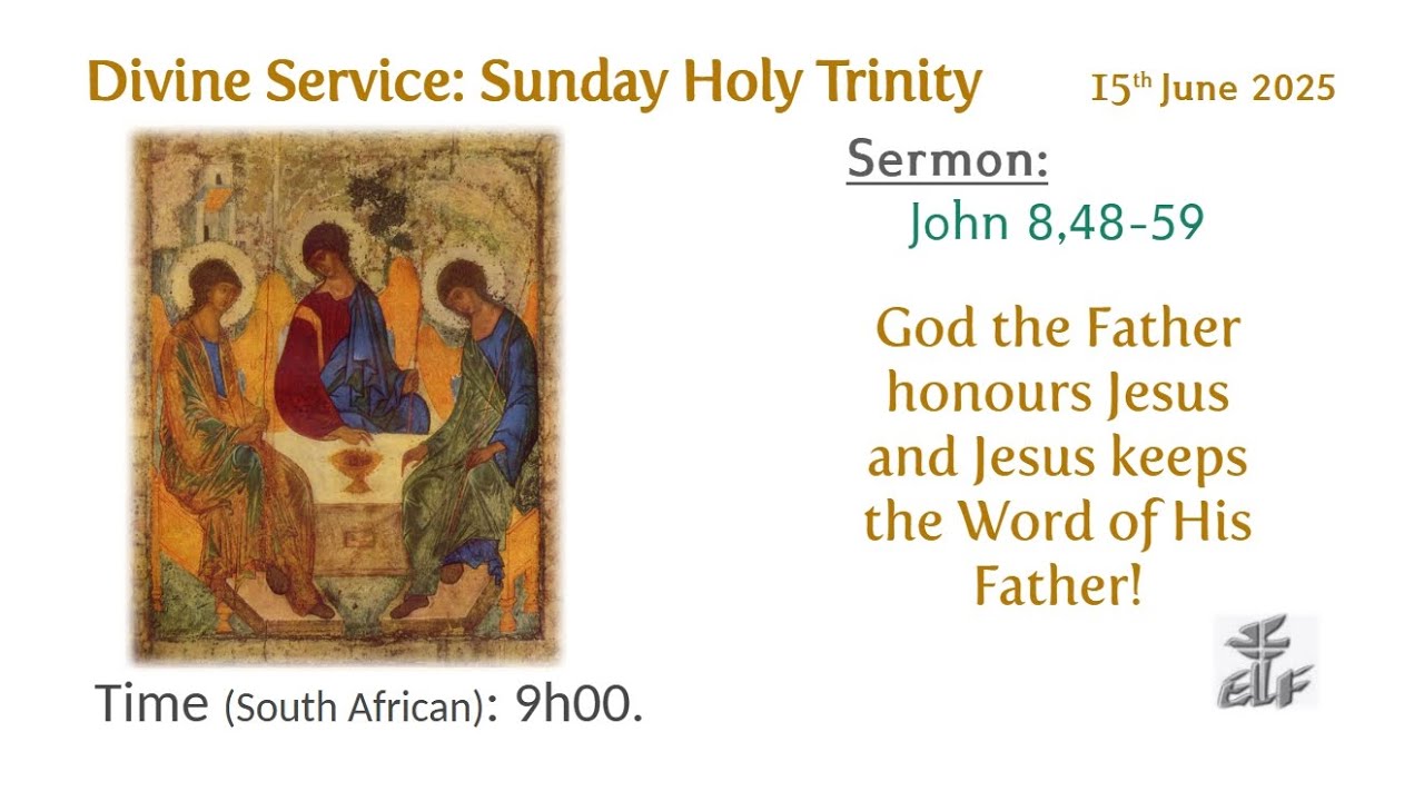 Divine Service for Holy Trinity Sunday. Proper C. - YouTube