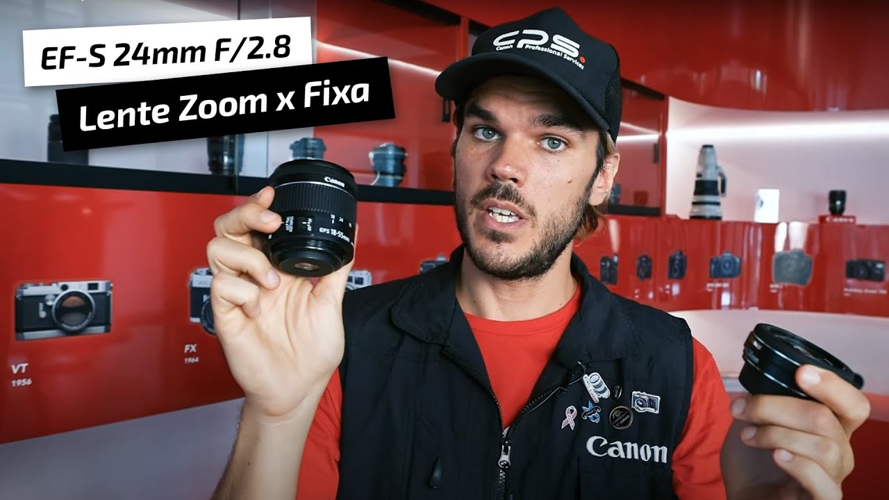 Saiba a diferença entre Lente Fixa x Lente Zoom - YouTube
