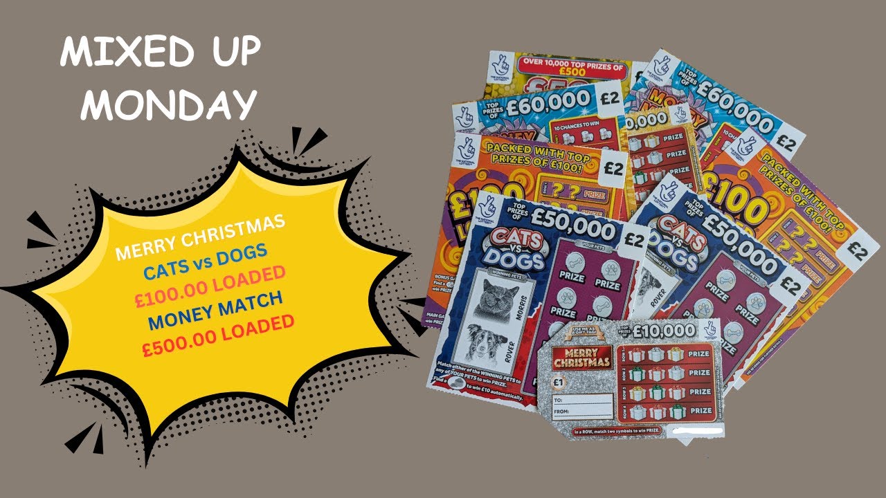 Mixed Up Monday Scratch Cards UK Lottery Real Mix!!! - YouTube