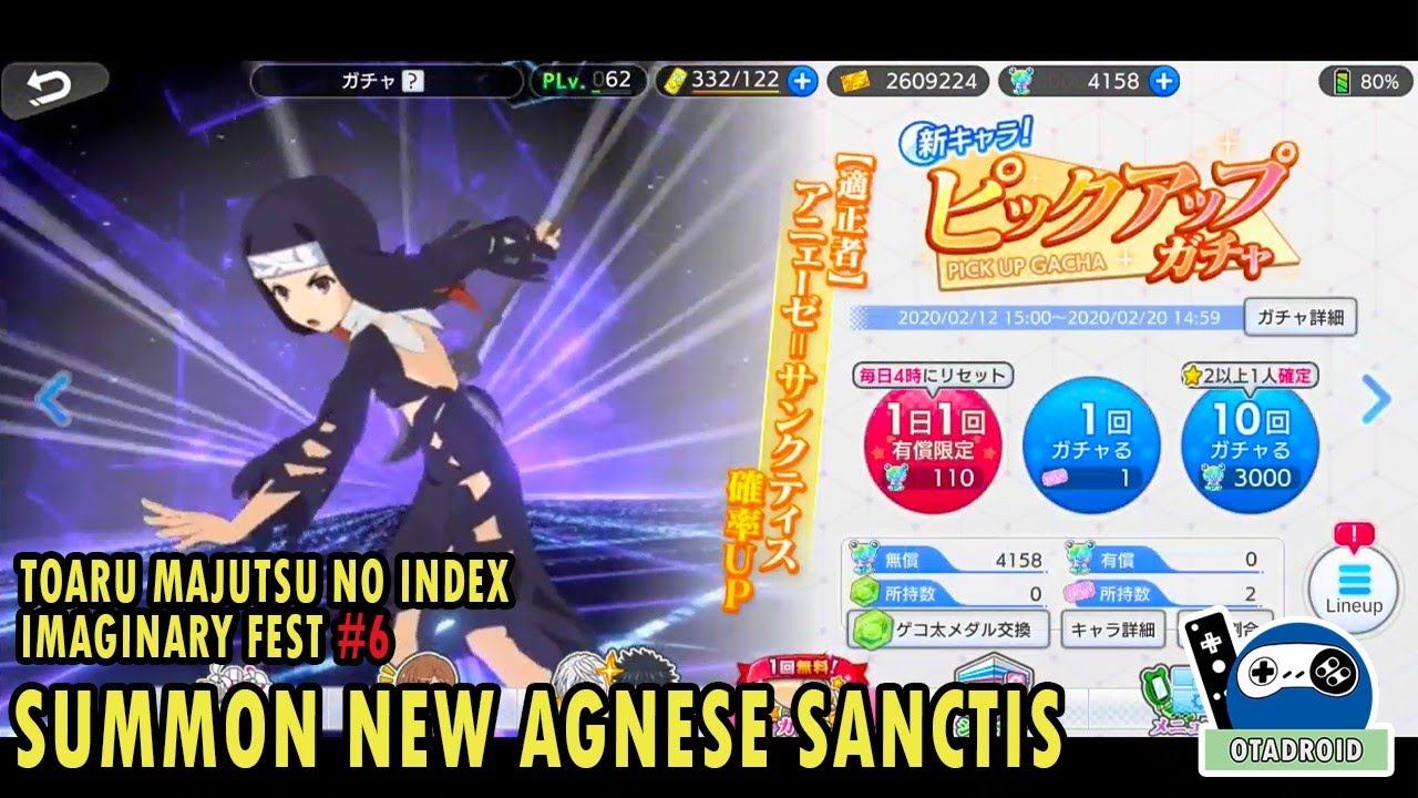 NEW Agnese Sanctis - Toaru Majutsu no Index Imaginary Fest - YouTube