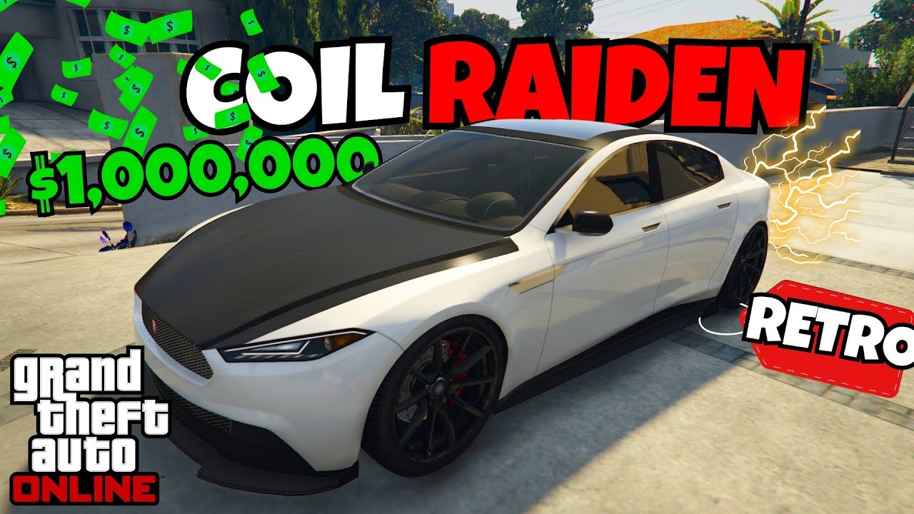 GTA ONLINE - OG DLC CAR CUSTOMIZATION | COIL RAIDEN (SH*T EV TESLA ...