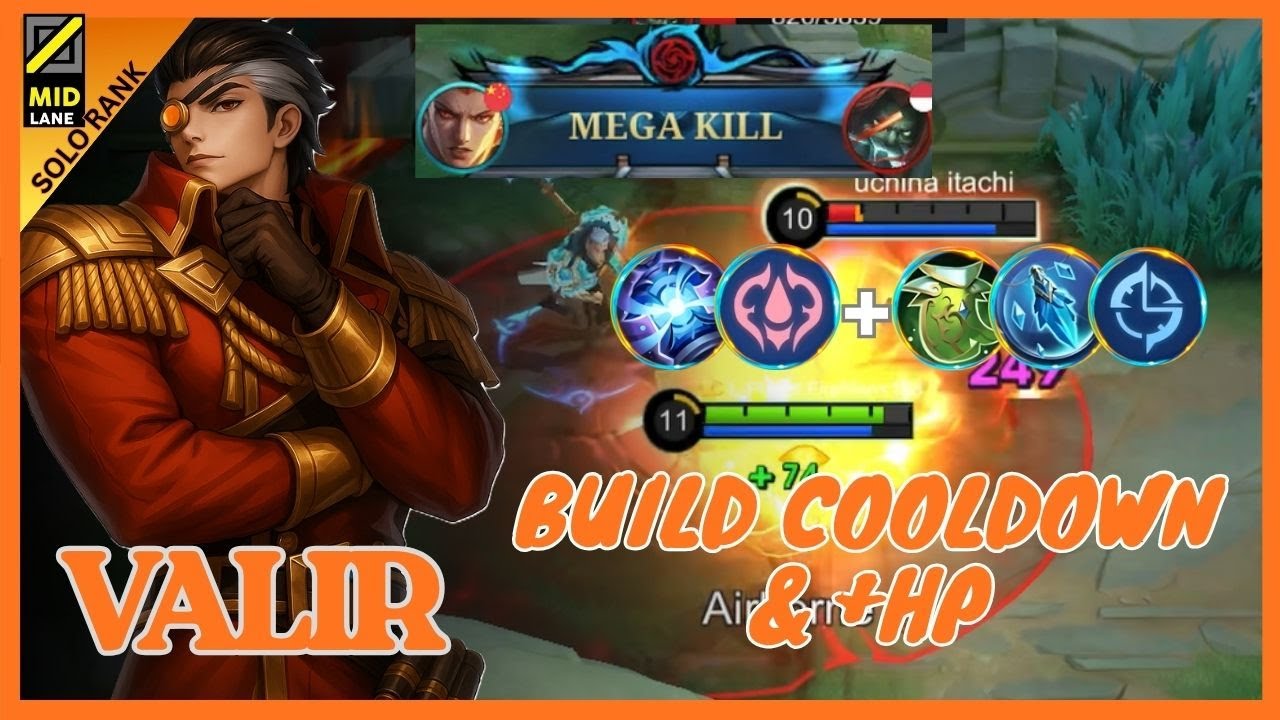 VALIR BUILD SUPER COOLDOWN ~ BEST BUILD FOR VALIR MIDLANE~VVALIR ...