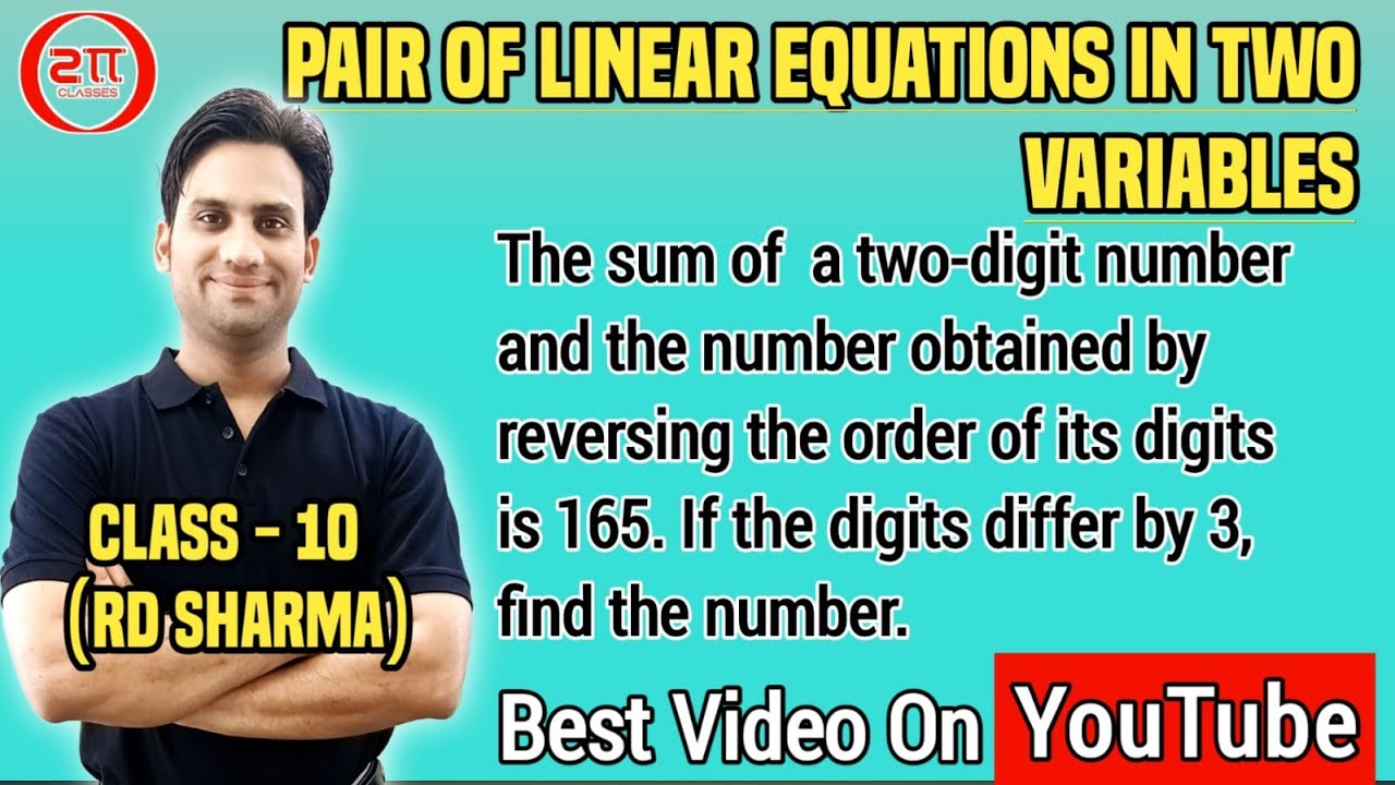 The Sum Of A Two Digit Number And The Number Obtained By Reversing The The Sum Of A Two Digit Number And The Number Obtained By Reversing The