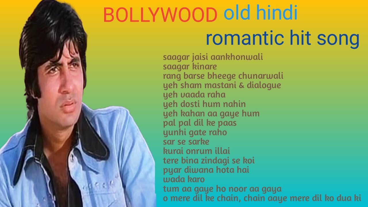 💖BOLLYWOOD || old Hindi || romantic || hit song||💖BOLLYWOOD || old ...