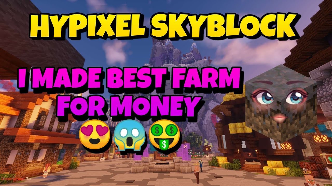 I Made A Best Farm For Money In Hypixel Skyblock 🤑😱😍 || Hypixel ...