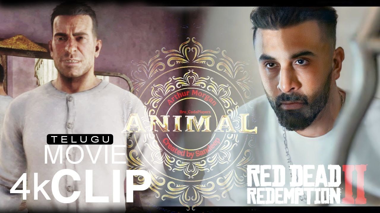 ANIMAL TELUGU SCENE #26 in Rdr2: Ranbir's Clone | Butcher Aziz # ...