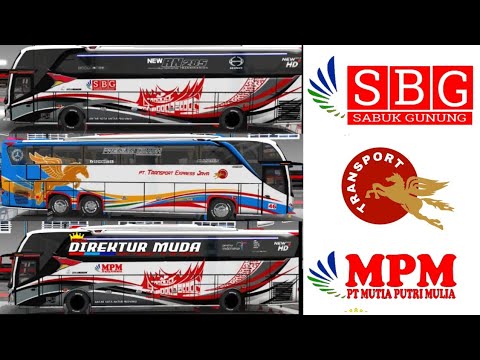 LIVERY SABUK GUNUNG SR2 ( SBG EX MPM ) & TRANSPORT EXPRESS JAYA SELENDANG ORI ( JETBUS ) - YouTube