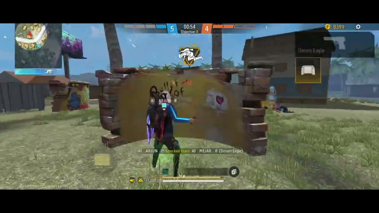 real hand game play 1vs4 - YouTube