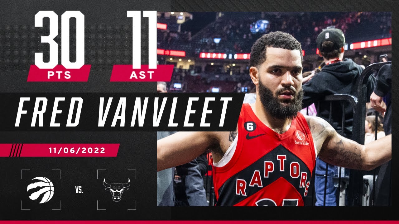 Fred VanVleet drops SECOND 30-PT, 10+ AST double-double of his CAREER 💯 ...